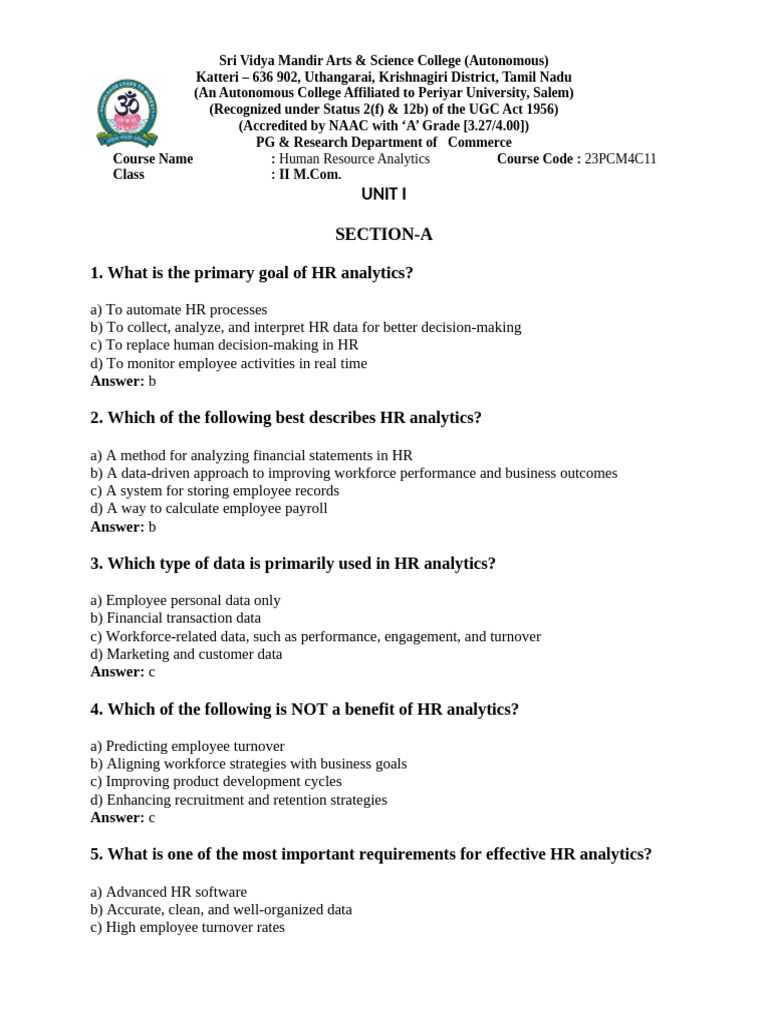 unit 1 | PDF | Analytics | Predictive Analytics