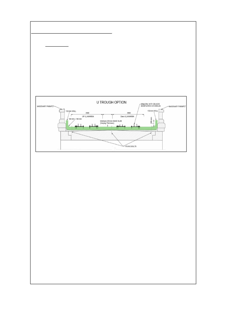 U Trough Design: Wall & Slab Analysis | PDF | Bending | Concrete