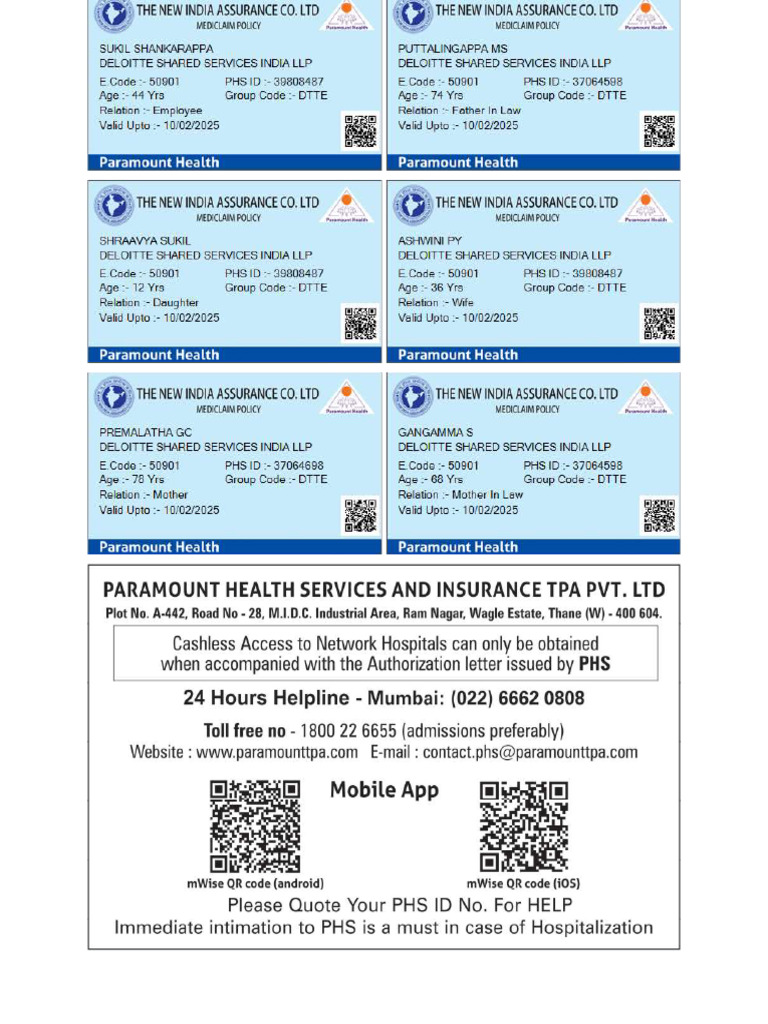 Insurance Card | PDF