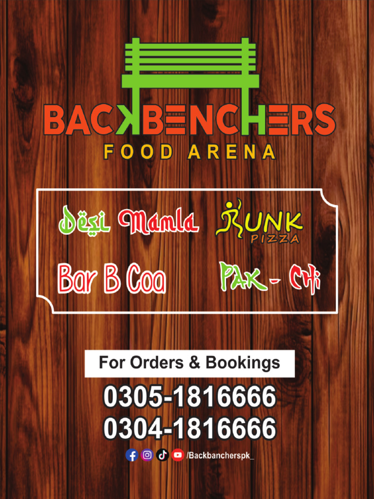 Backbencher Food Avenu | PDF