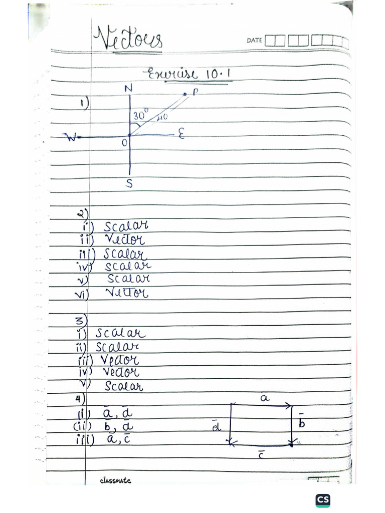 Vectors (Misc Ex Till q8) | PDF