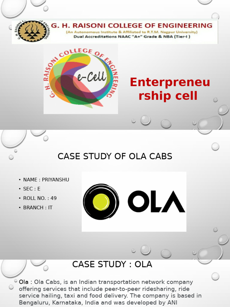 Case Study of Ola | PDF