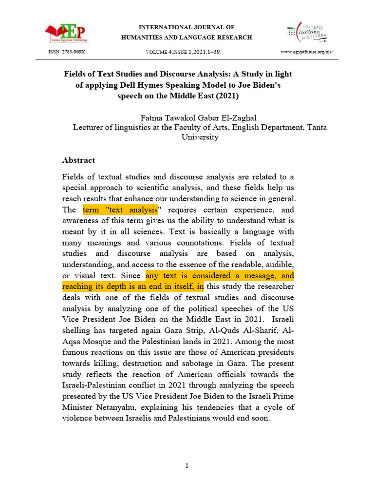 (Read)Dell Hymes Model with respect to US President | PDF ...