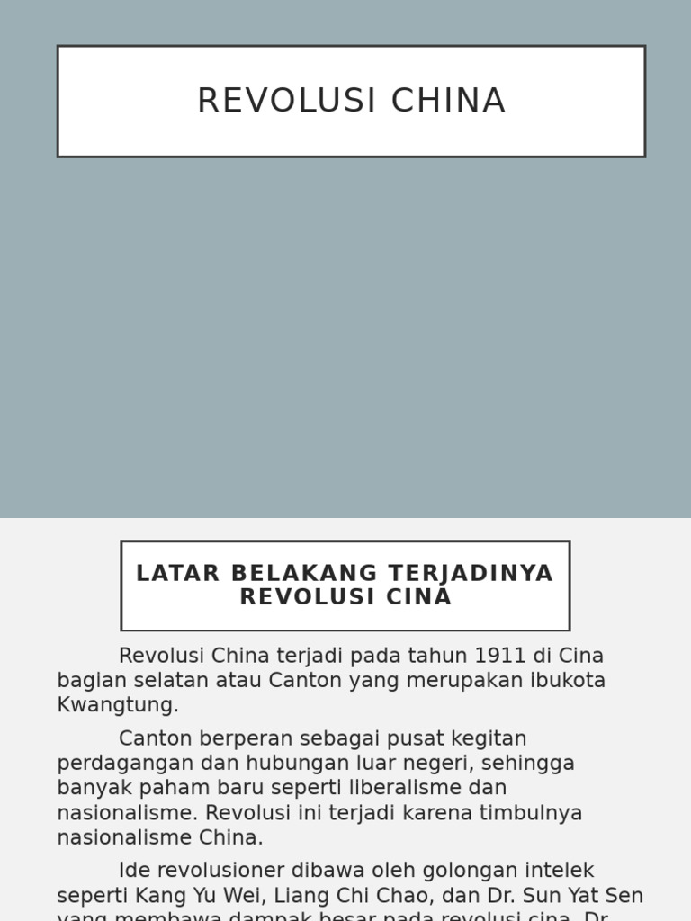 Revolusi China | PDF
