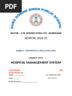 Hospital Management Project Complete | PDF | Computer Programming | System