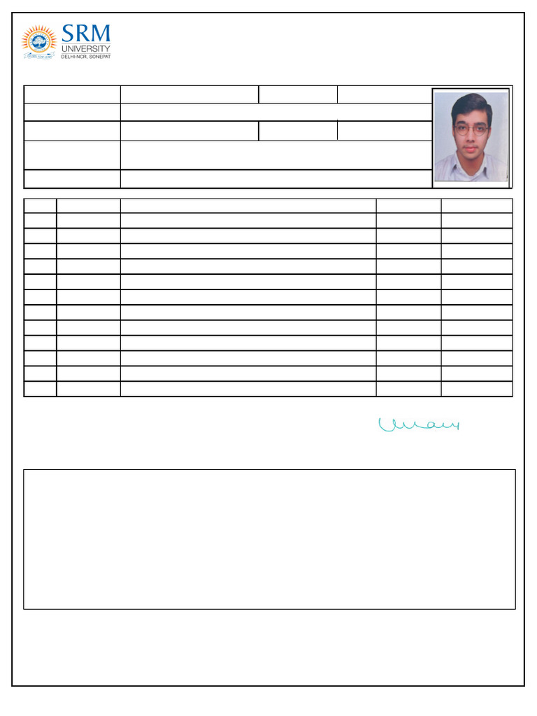 Print Student Hall Ticket | PDF