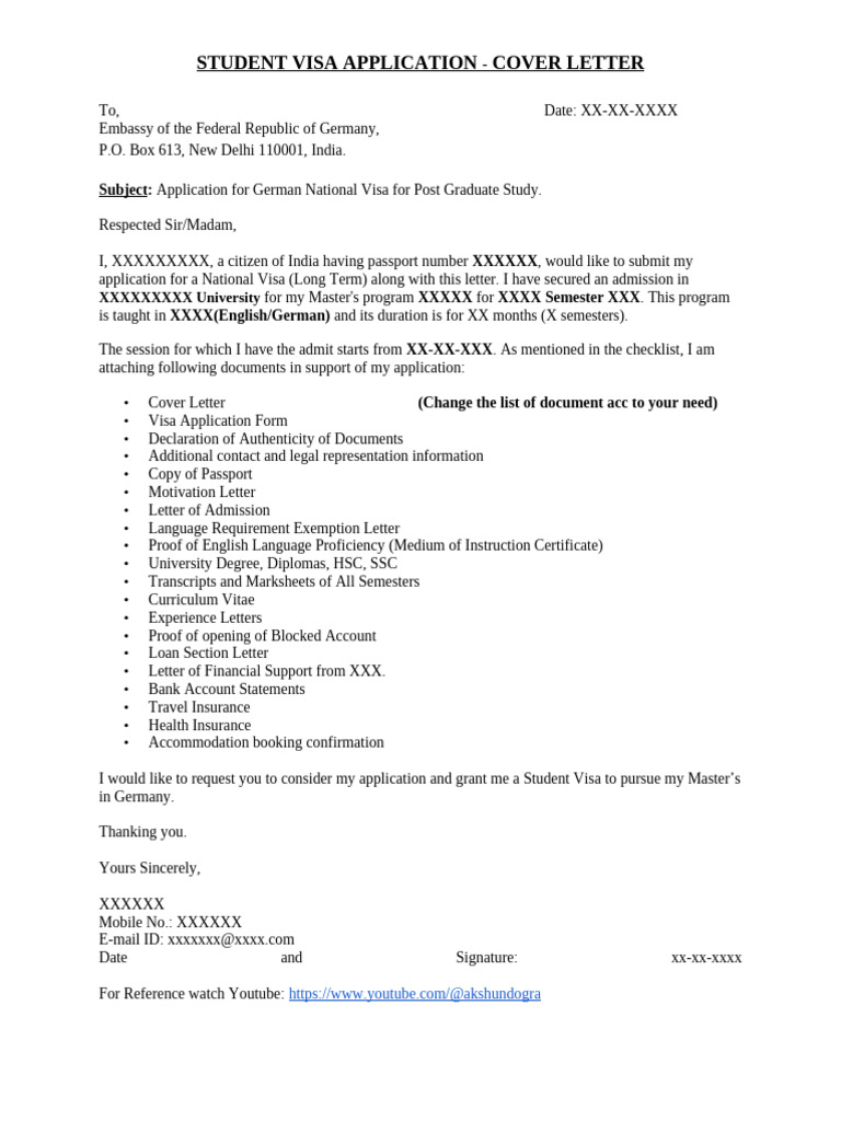 Sample Cover Letter | PDF