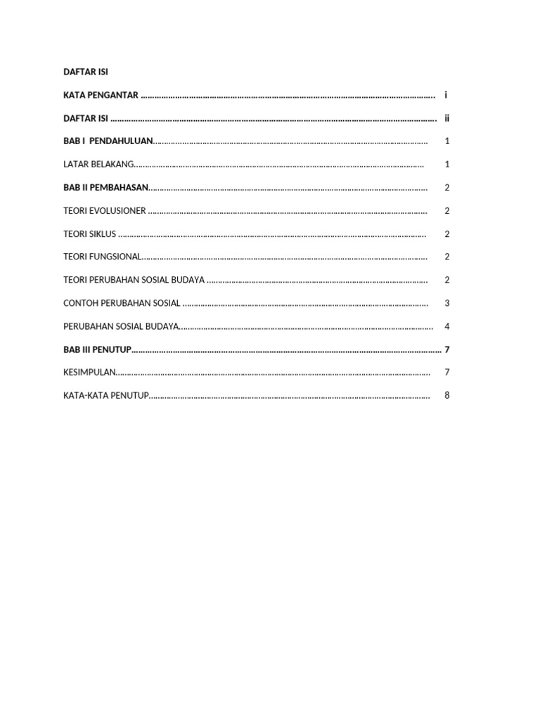 Daftar Isi | PDF