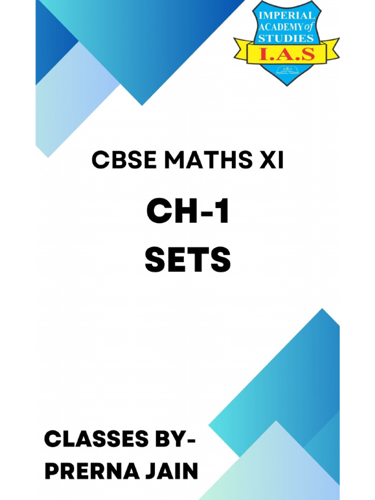 CH-1 ASSIGNMENT | PDF | Set (Mathematics) | Numbers