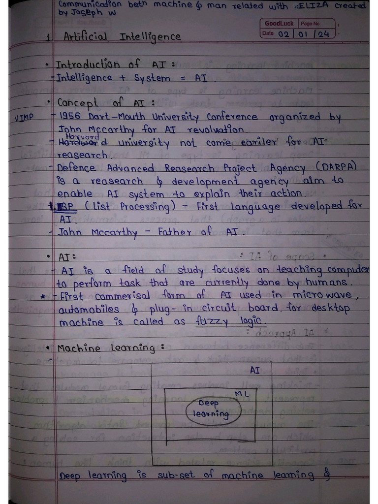 ETI - Unit 1 Artificial Intelligence | PDF