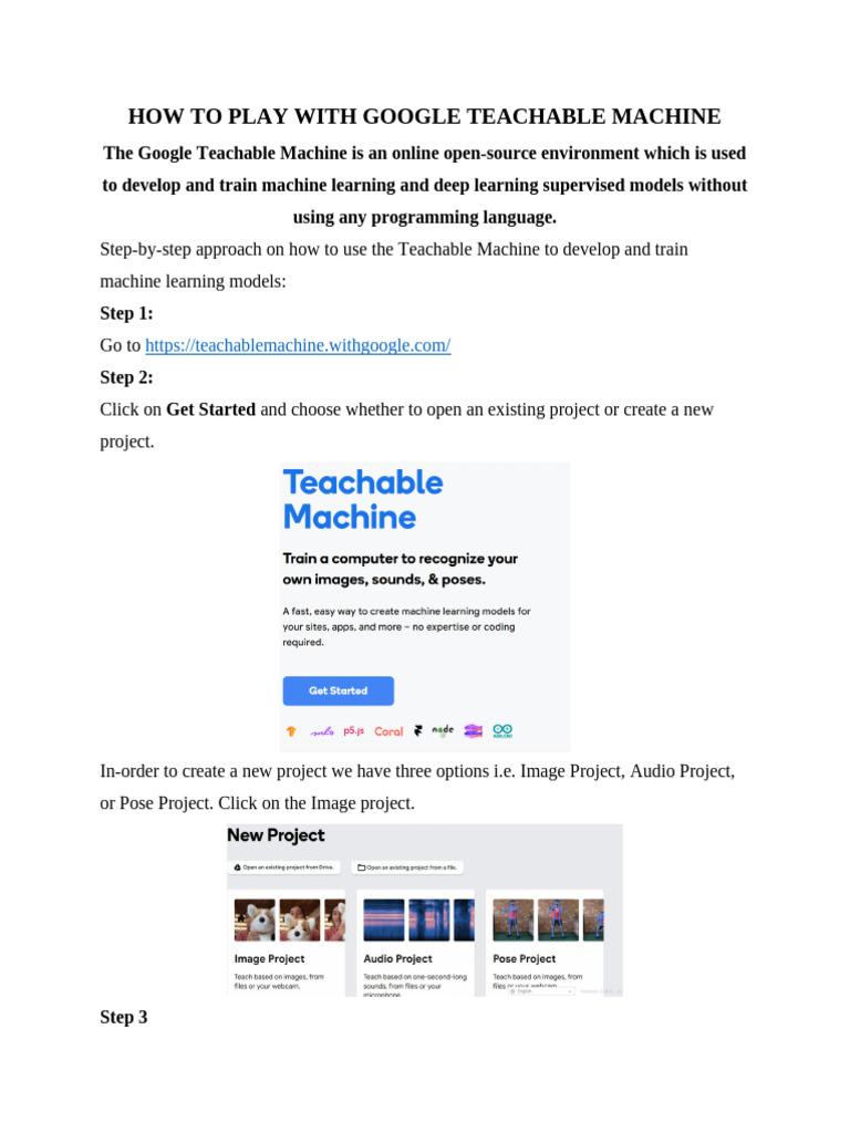 Practical 02 - Google Teachable Machine | PDF