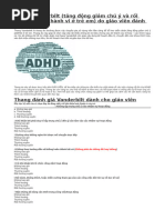 Vanderbilt ADHD Scale | PDF
