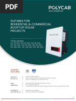 Polycab Solar Inverters for Homes | PDF | Power Inverter | Alternating ...