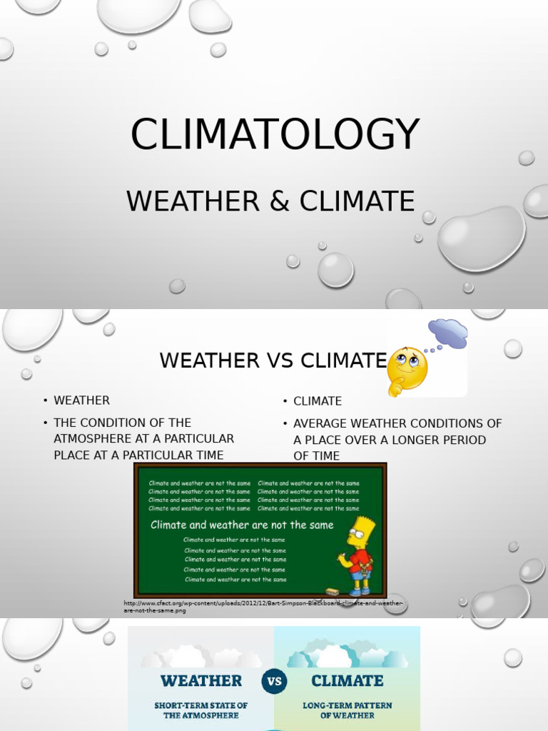 1 Climatology Weather and Climate | PDF | Humidity | Weather