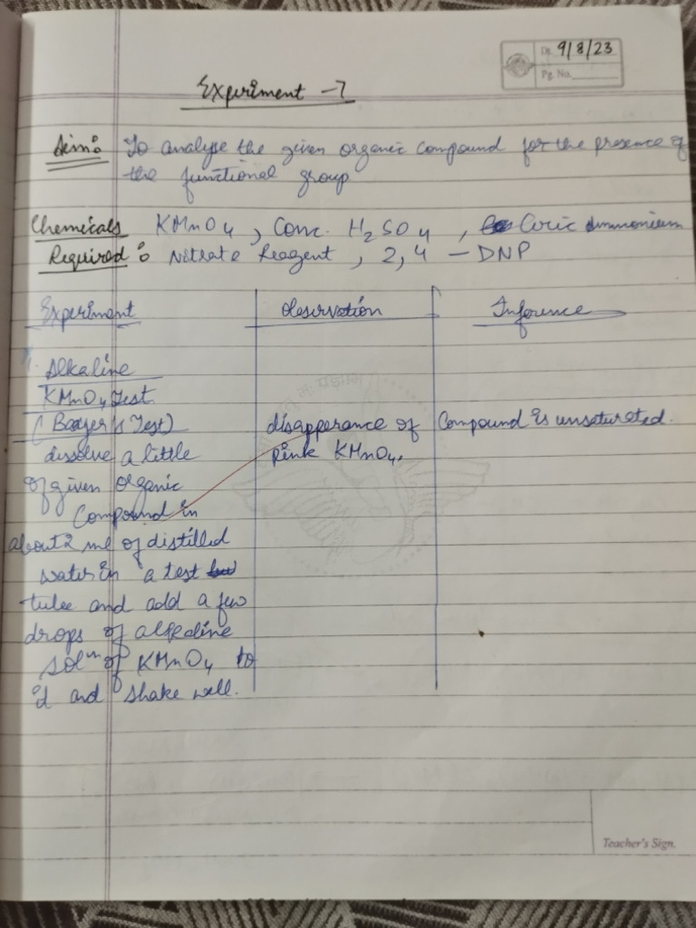 Chem Practical 2 | PDF