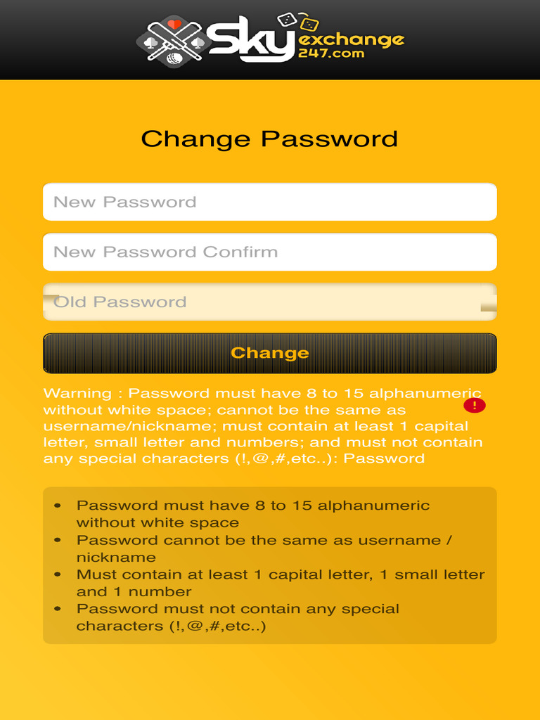 Password Change Requirements Guide | PDF