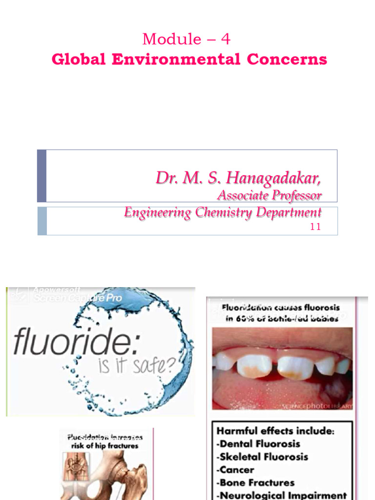 MSH-Global Environmental Concerns - Fluoride and Radon - EEE - 3 | PDF | Ion Exchange | Fluoride