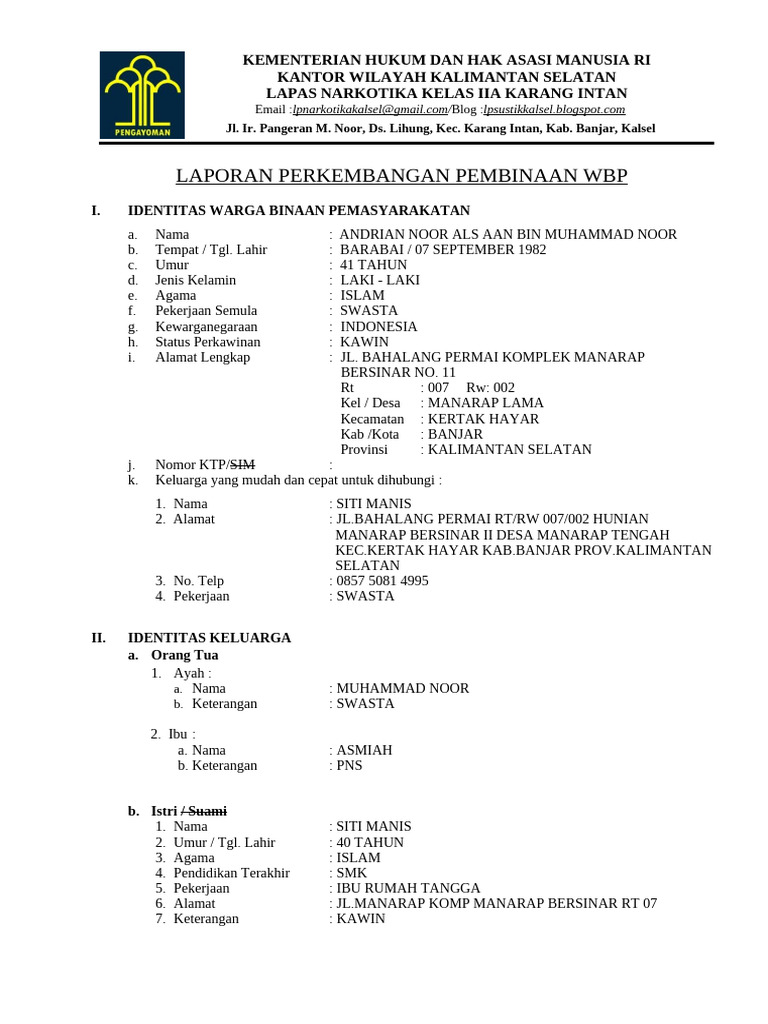 Andrian Noor Als Aan Bin Muhammad Noor | PDF