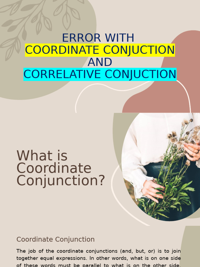 ERROR WITH CORRELATIVE CONJUNCTION | PDF | Languages | Foreign Language ...
