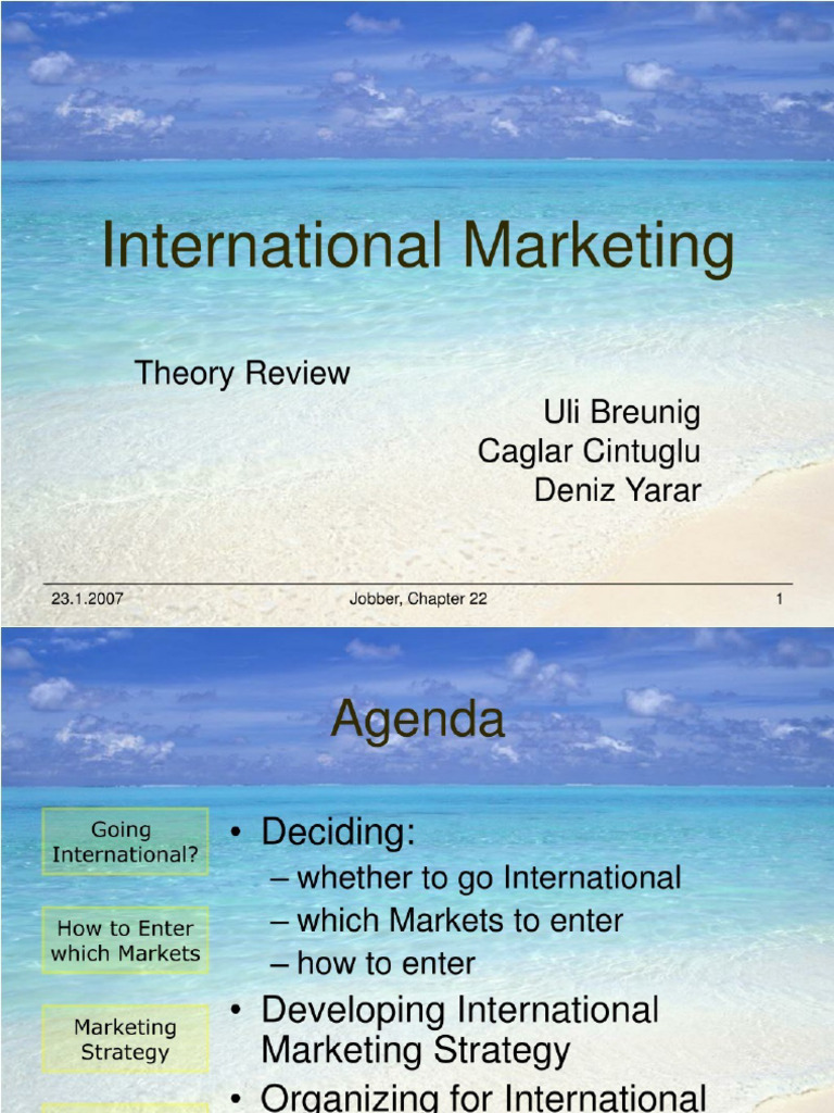 International Marketing | PDF