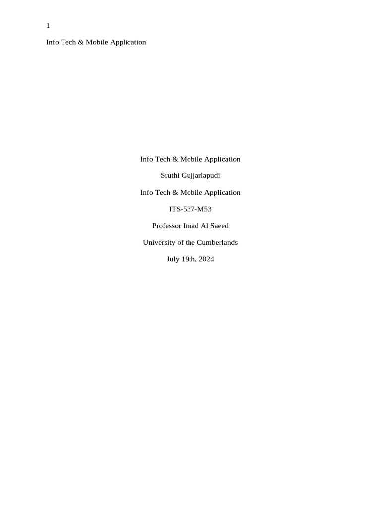 Sruthi - Practical Connection Assignment | PDF | Mobile App | Usability