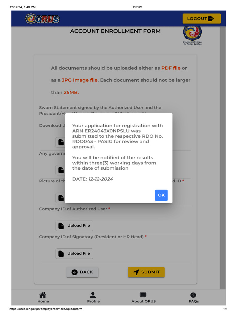 ER Application ORUS p2 | PDF