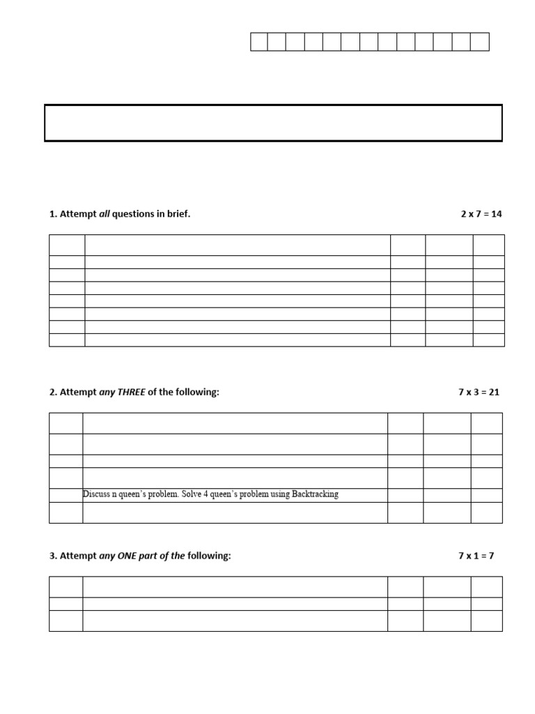 DAA PUT Model PPR 2024-25 | PDF | Time Complexity | Theoretical ...