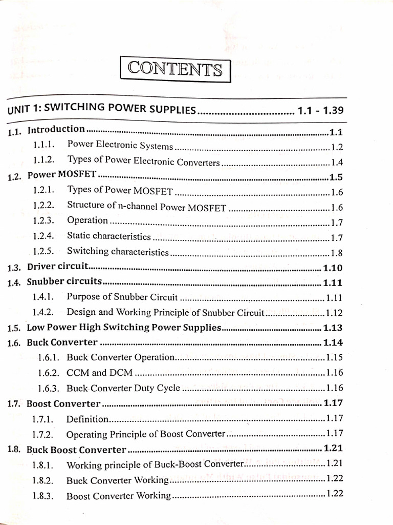 Power Electronics Unit-1 | PDF