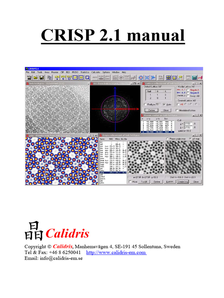 CRISP 2.1 Manual | PDF | Crystal Structure
