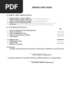 Main Gate Vehicle Movement Control Sheet | PDF