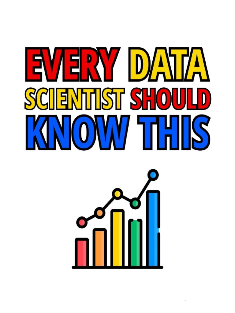 Every Data Scientist Should Know This Pdf