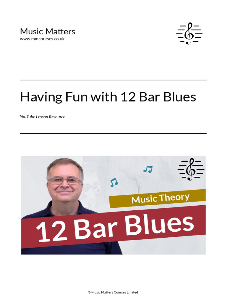 Having Fun With 12 Bar Blues - Music Matters | PDF