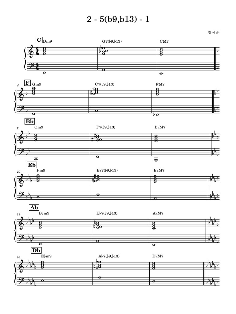 2 - 5 (b9, b13) - 1 2 | PDF