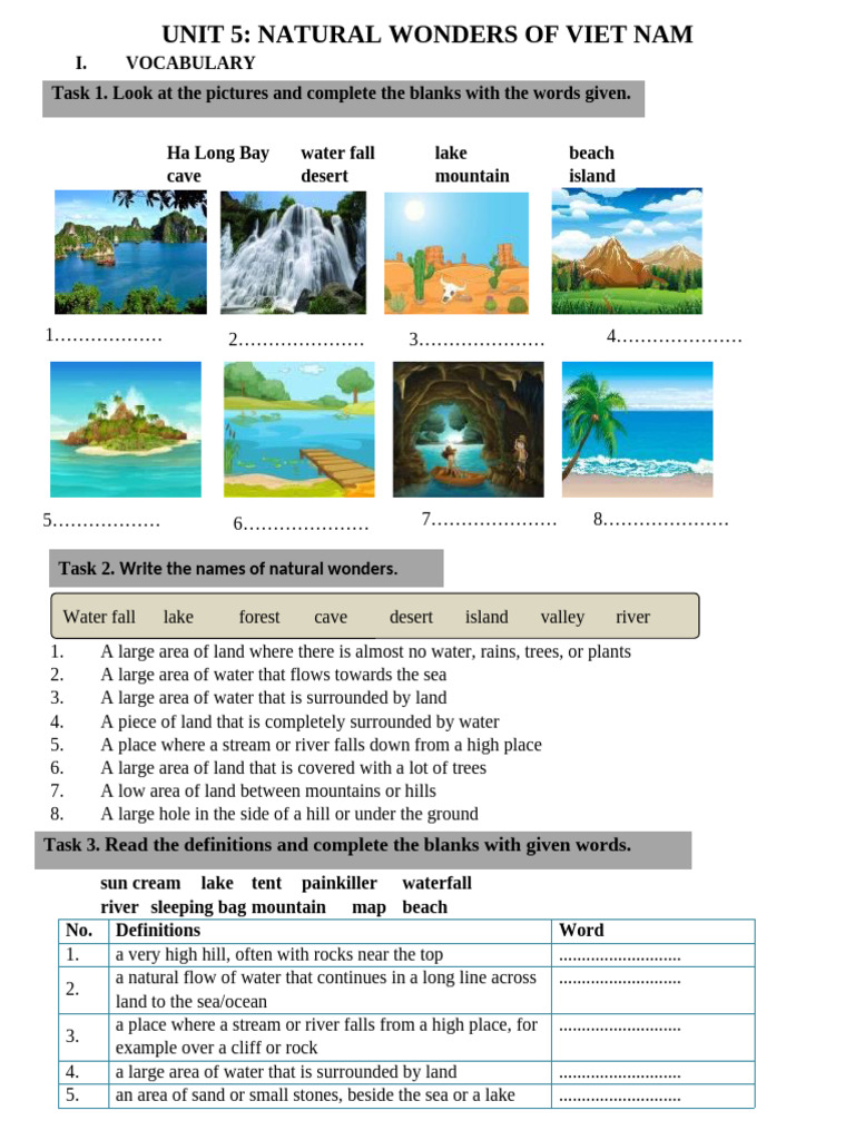 UNIT 5 - practice | PDF | River | Earth Sciences
