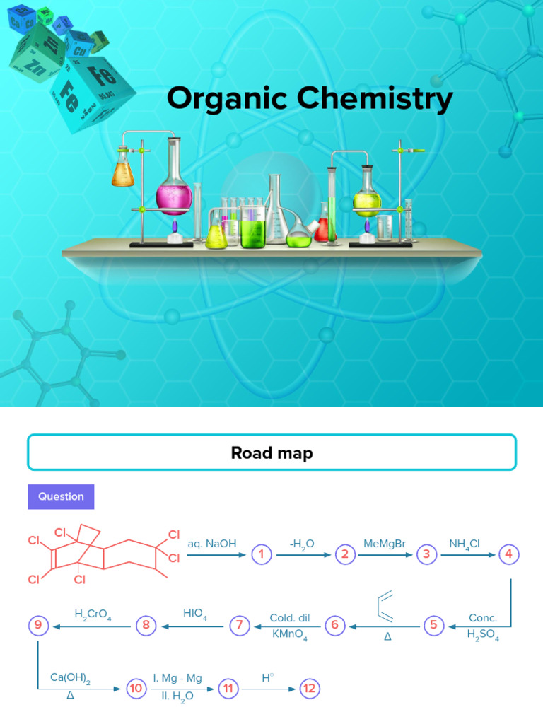Road Maps Organic Chemistry Set 5 | PDF | Chemical Reactions | Acid