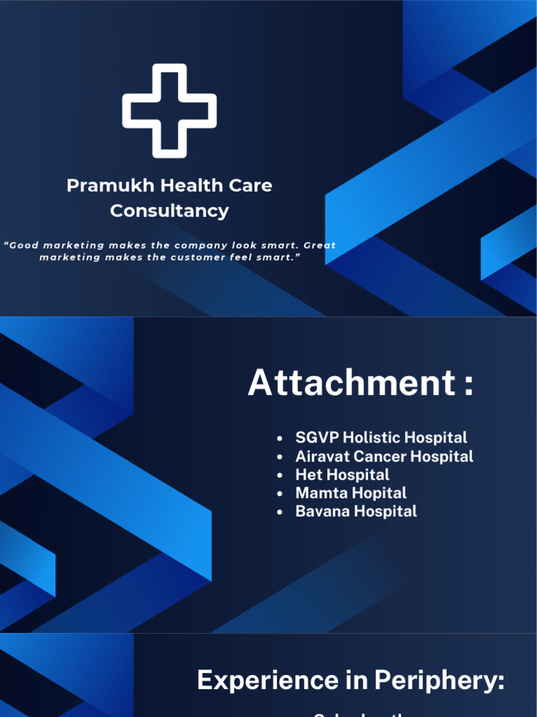 SGVP Holistic Hospital Marketing Solutions | PDF