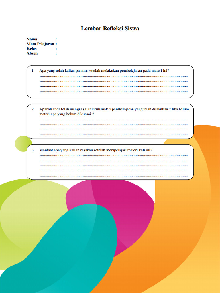 Refleksi Awal Semester 2 | PDF