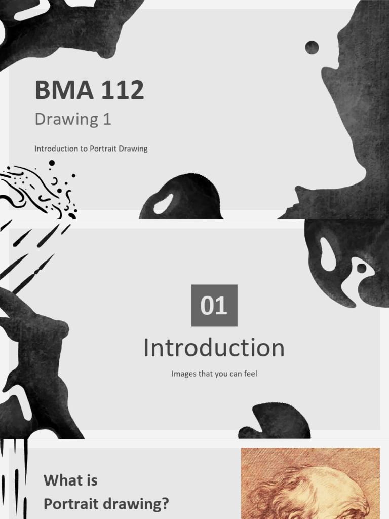 5 Introduction To Portrait Drawing | PDF | Drawing | The Arts