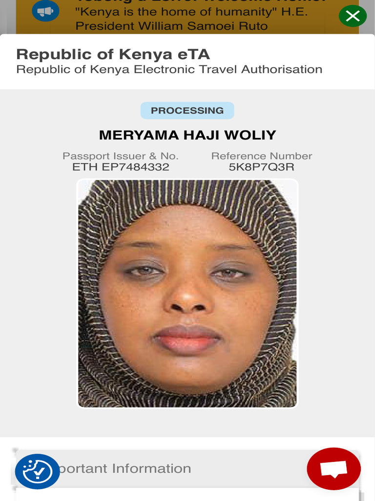 Kenya Electronic System for Travel Authorisation (ETA) | PDF