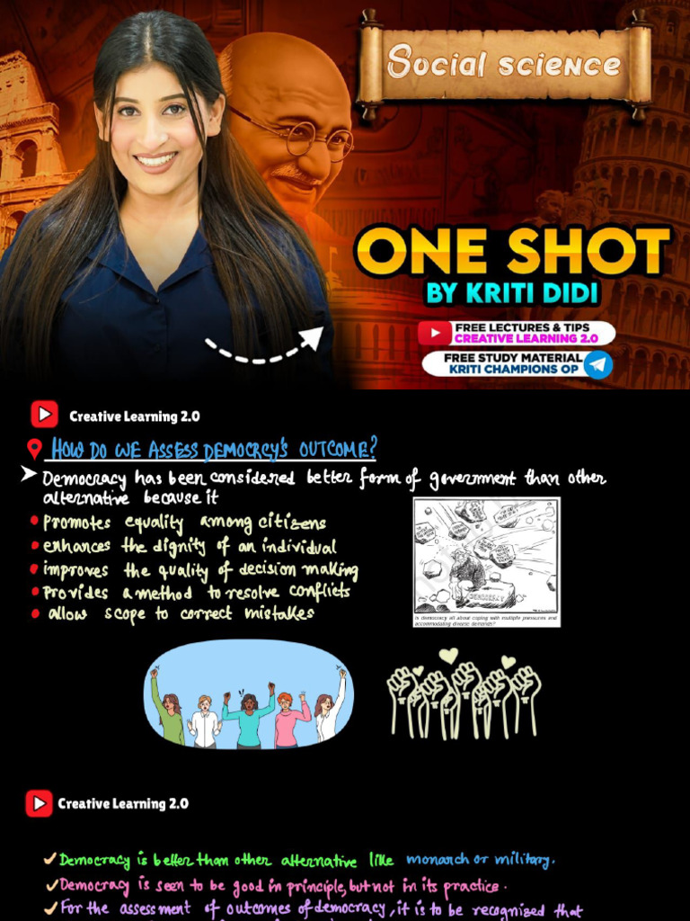 Outcomes of Democracy by Kriti | PDF