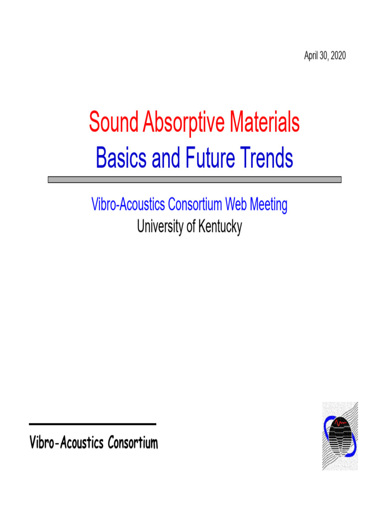 02_VAC_Web_Meeting_Sound_Absorption | PDF | Porosity | Materials