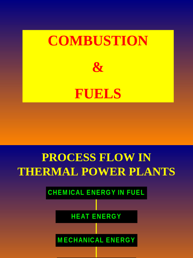 Bustion&fuels | PDF | Combustion | Coal