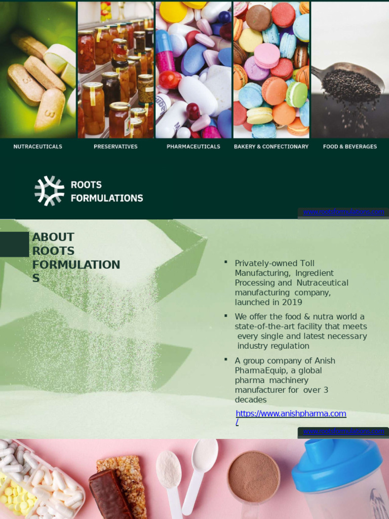Root Formulations Corp_Profile | PDF | Acid | Food Science