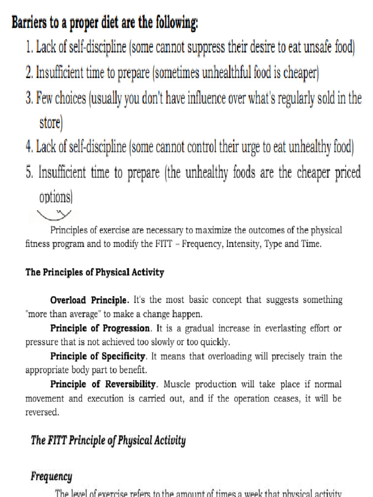 FITT Principle | PDF