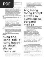 Mga Katiwalian | PDF