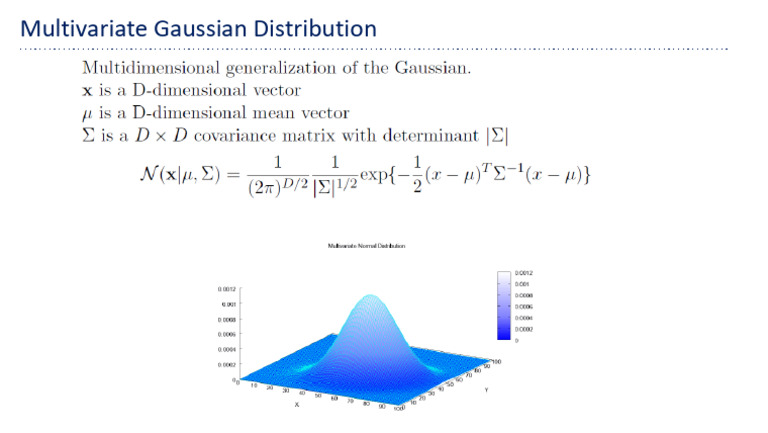Multivariate Gaussian Distribution | PDF