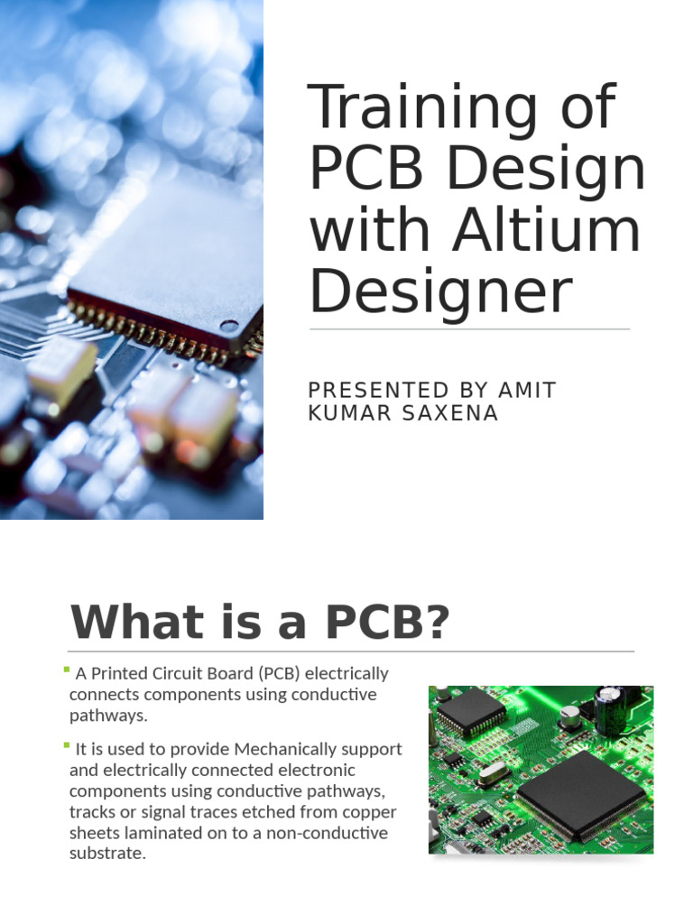 Updated_PCB_Design_Training | PDF | Printed Circuit Board | Capacitor