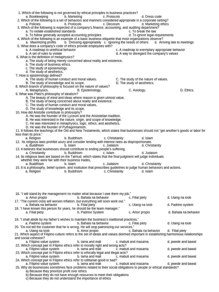 3rd Quarter Besr Reviewer 2 | PDF