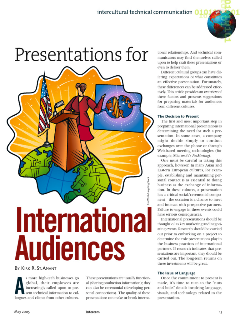 Presentations For International Audience | PDF | Language ...