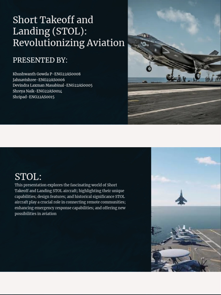 STOL Aircraft: Transforming Aviation Access | PDF | Aircraft | Takeoff
